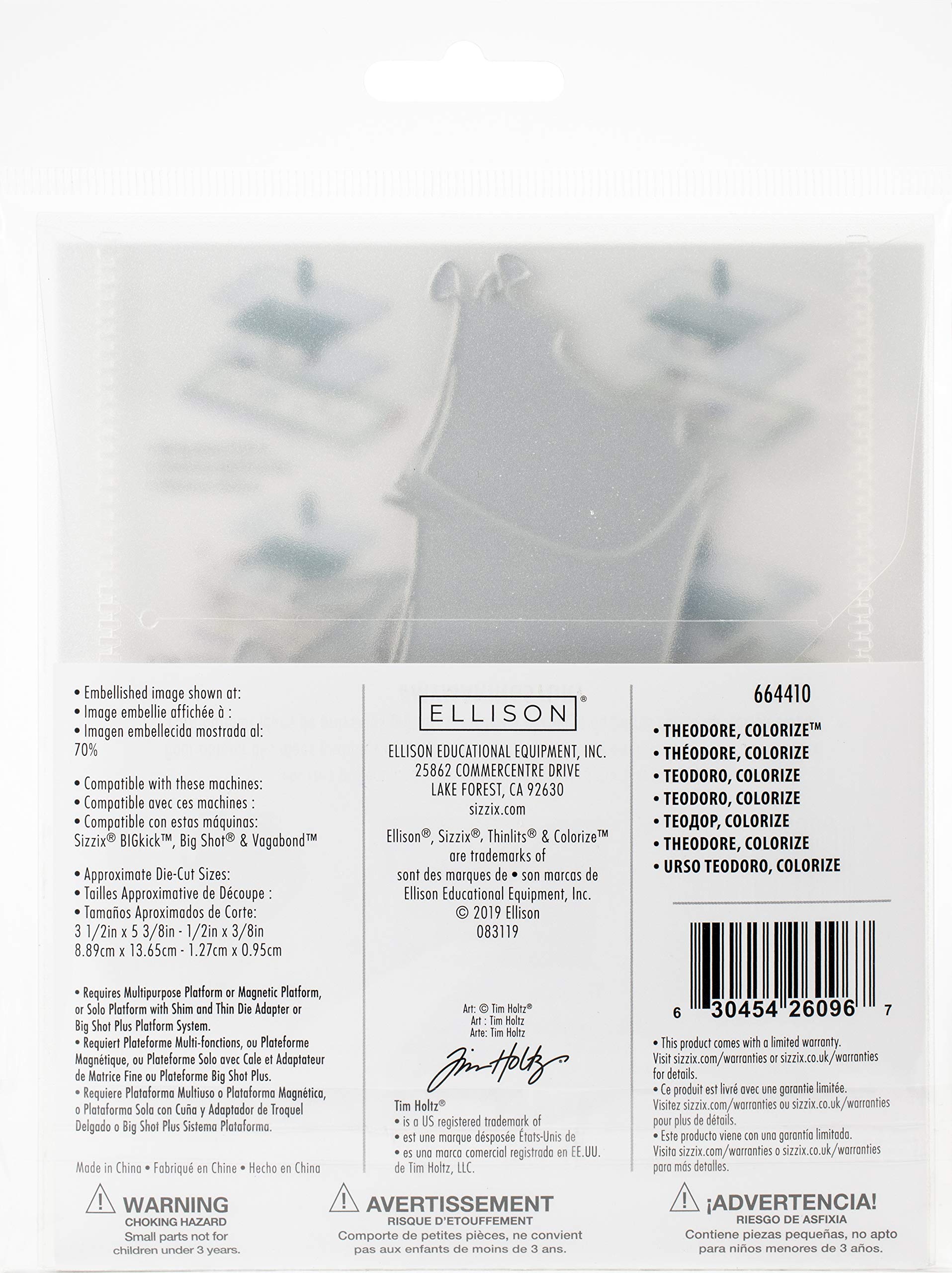 Sizzix Thinlits Die Set, Colorize by Tim Holtz, Multicolor