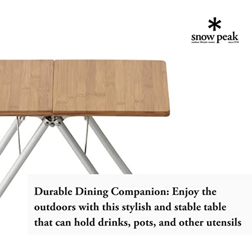 Snow Peak My Bamboo Table