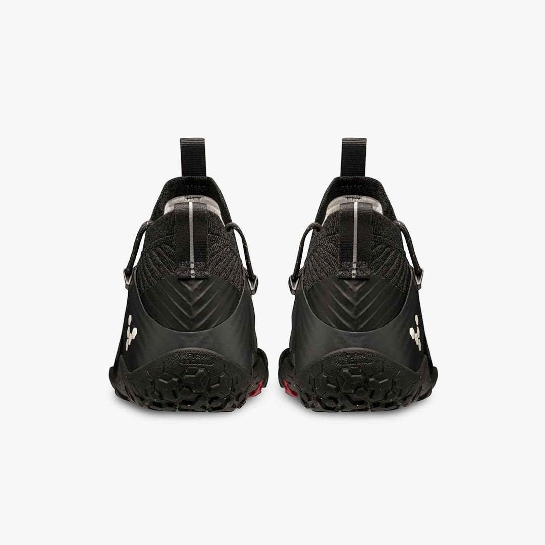 Vivobarefoot Magna Trail II FG, Mens Vegan Hiking Trainers with Barefoot Sole Obsidian