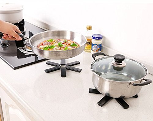 WOIWO High Temperature Resistant Pan Cushion New and Strange Folding Pot Plastic Pot Mat