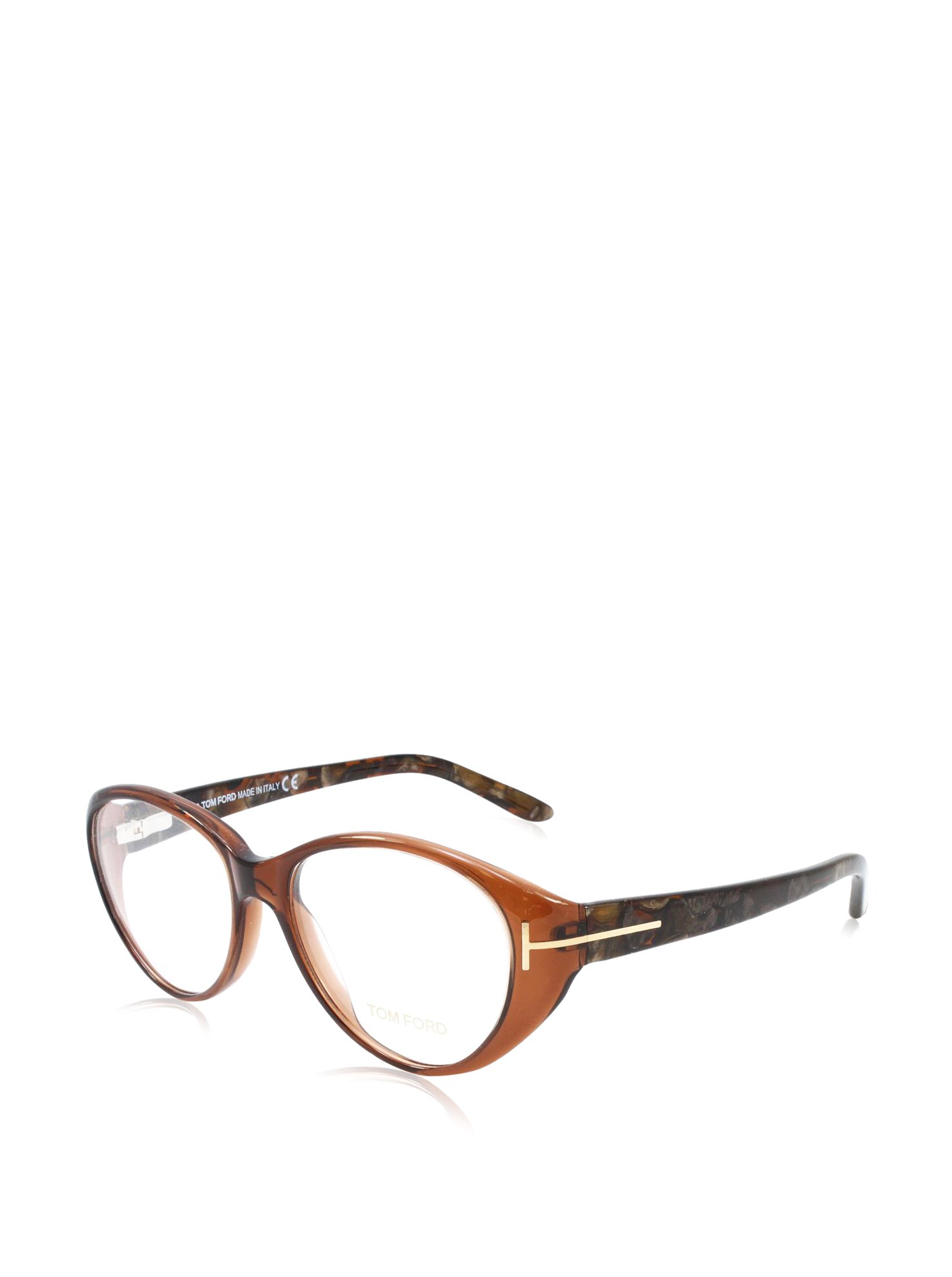 Tom Ford Women's Designer Eyeglasses, Dark Brown