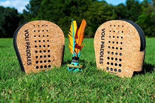 Waboba VOLI Paddle Game - Rethink Your Outdoor Game β Backyard Set Includes: 2 Wearable Paddles and 1 Oversized Shuttlecock