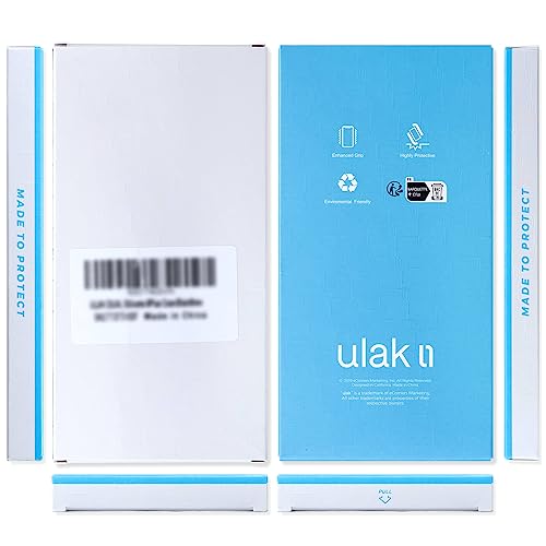 ULAK Clear Case for iPhone 12/iPhone 12 Pro, Hybrid Protective Slim Transparent Anti-Scratch Shock Absorption TPU Bumper Cover Designed Phone Case, Crystal Clear