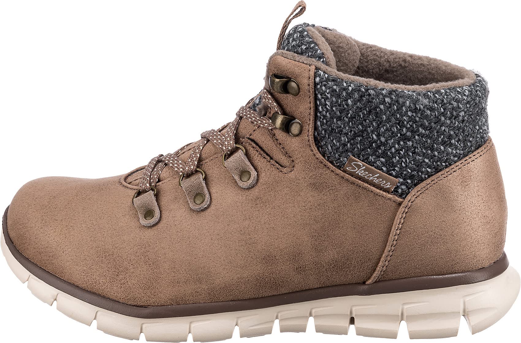 Skechers Women's Walking Boot Hiking, Taupe, 8