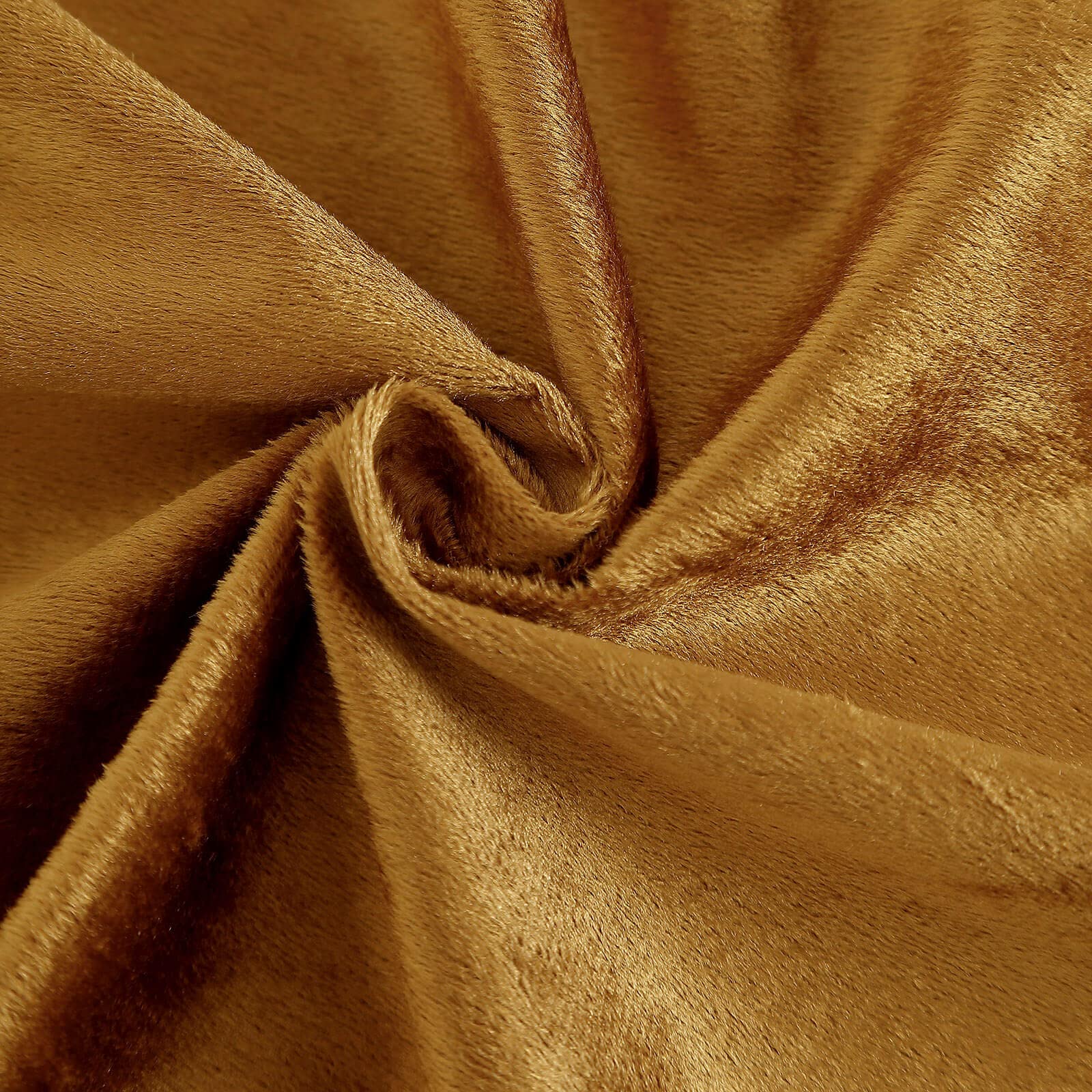 Tableclothsfactory 72"x 72" Gold Premium Velvet Square Table Overlay Square Tablecloth Cover for Wedding Party Event Banquet