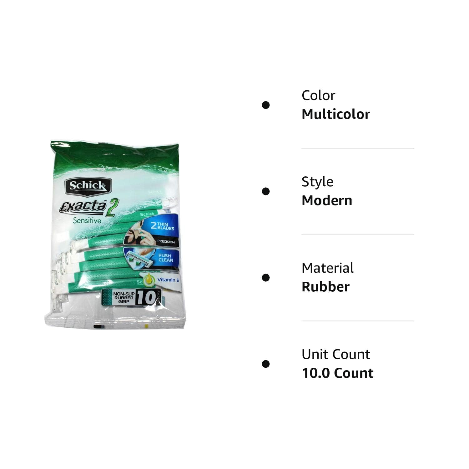 Schick Exacta2 Sensitive Disposable Shaver 20p (10 Count x 2Pack)