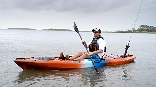 Wilderness Systems Tarpon 120 - Sit on Top Fishing Kayak - Premium Angler Kayak - Adjustable and Designed Seat - 12.3 ft - Fossil Tan