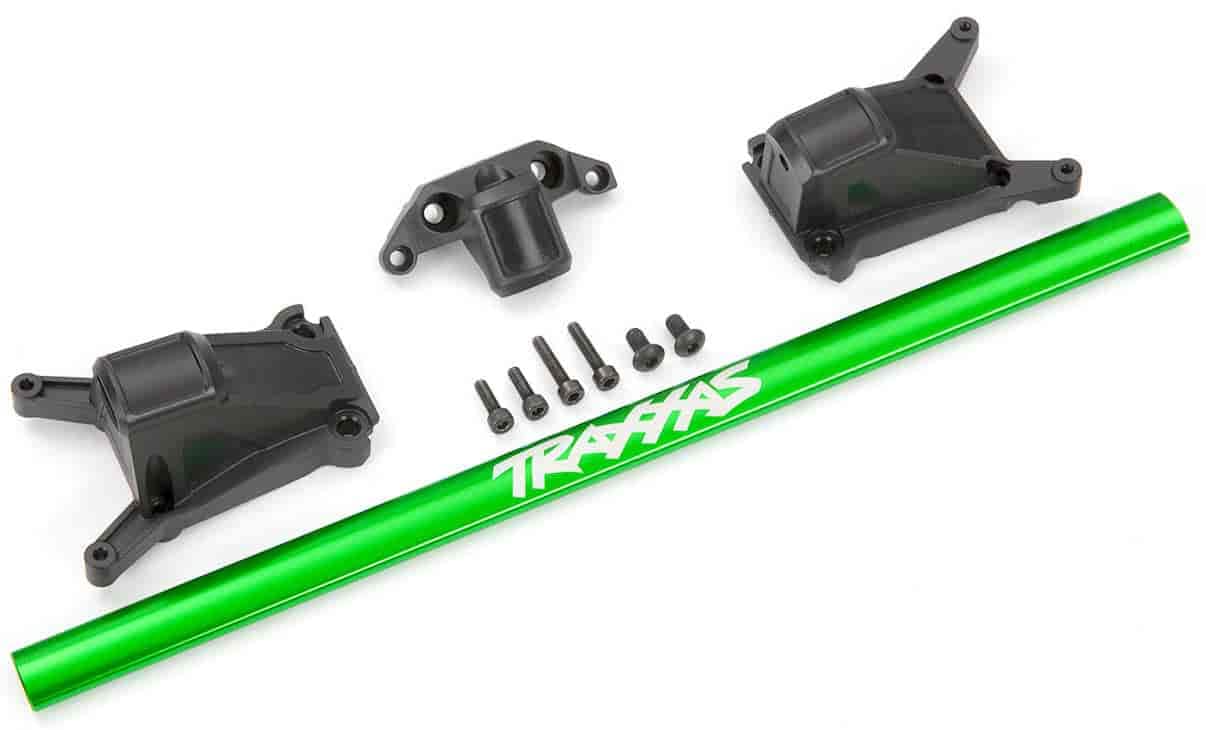 Traxxas 6730G - Chassis Brace Kit, Aluminum, Heavy Duty, Green