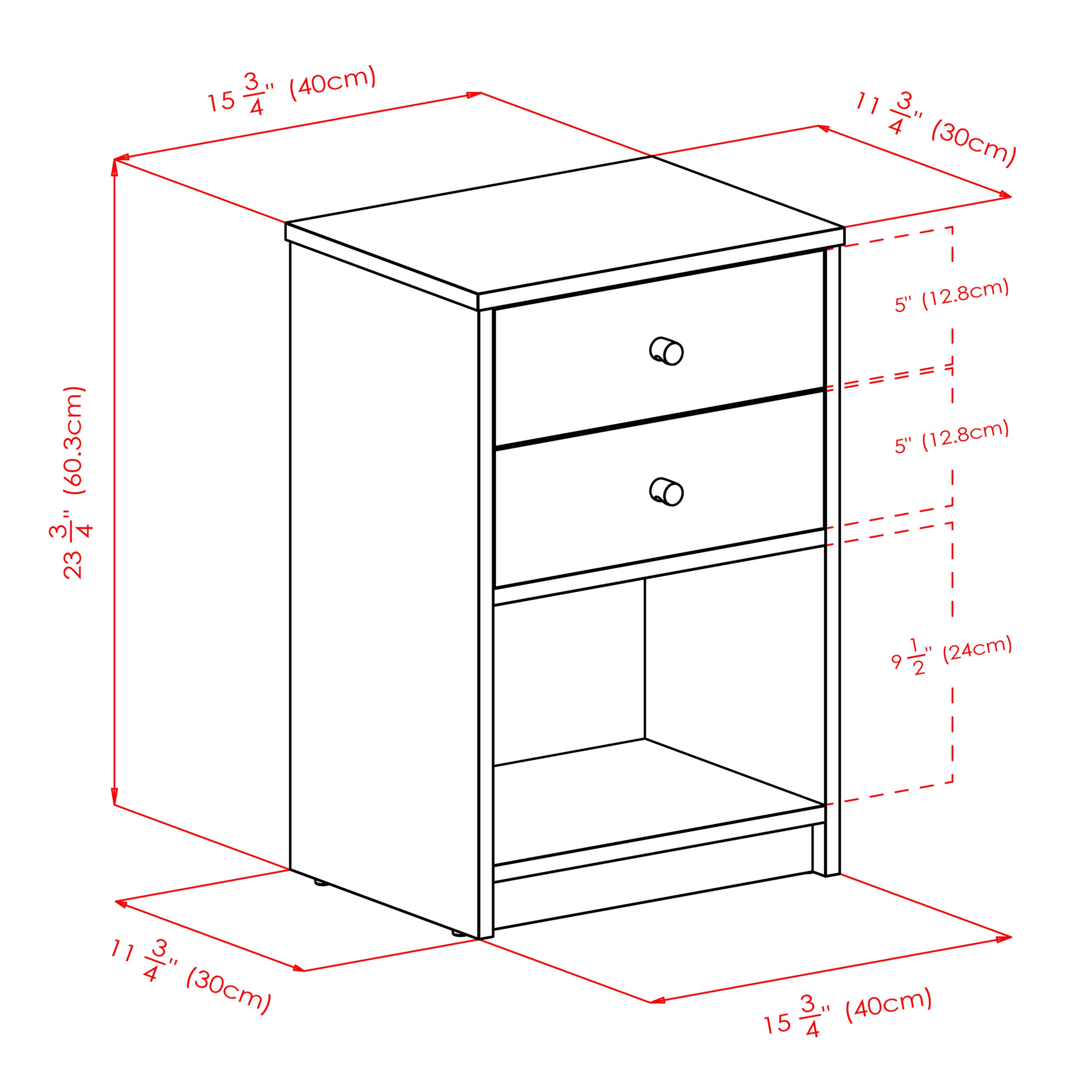 Winsome Trading Accent Table, Black, Each (20936WTI)