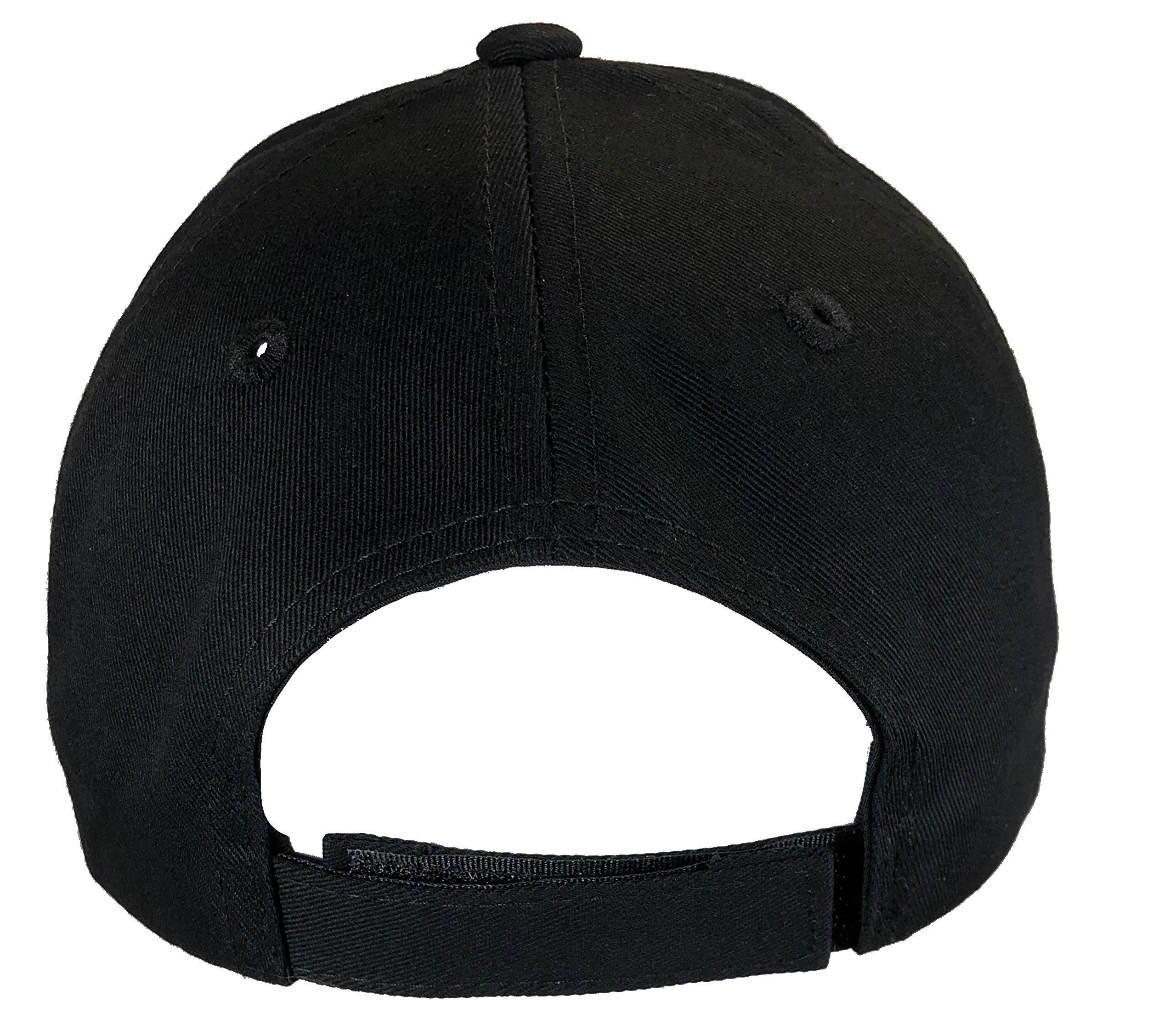 U.S. Navy Corpsman Hat Black/Yellow Ball Cap 100% Cotton Structured