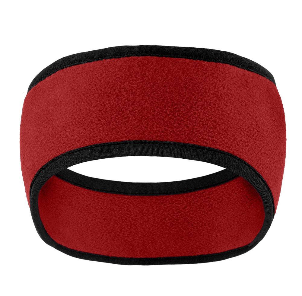 TOP HEADWEAR TopHeadwear Polar Fleece Ear Warmer Headband, Red