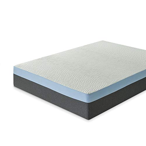 Zinus 13 Inch Green Tea Pressure Relief Gel Memory Foam Mattress/Cooling Mattress/Zoned Airflow Design/Bed-in-a-Box, King