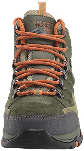 Skechers womens Hiker,Olive,6 M US