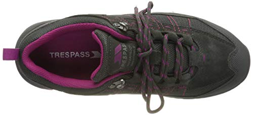 Trespass Rise Hiking Women's Scree Low Cut Walking Boot, Black Castle CSL, 9