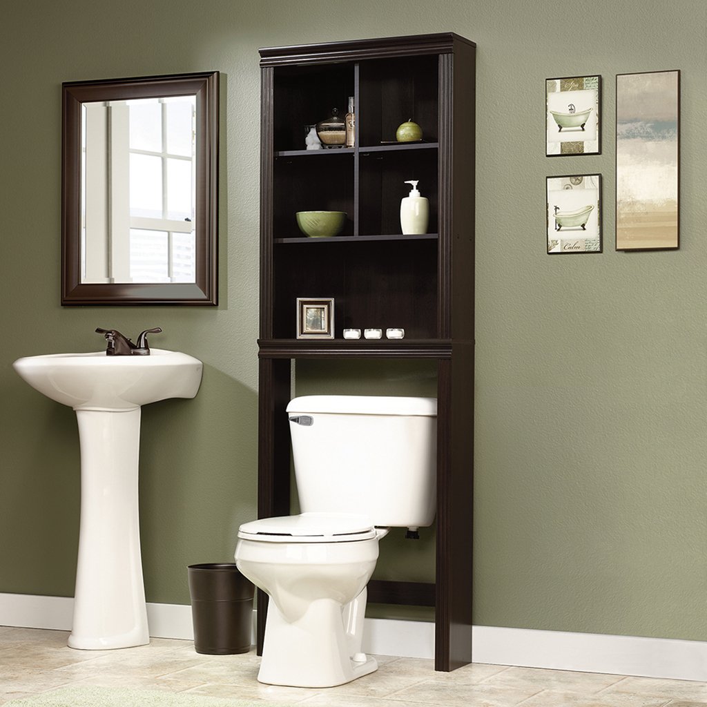 Sauder 414573 Etagere, Cinnamon Cherry Finish