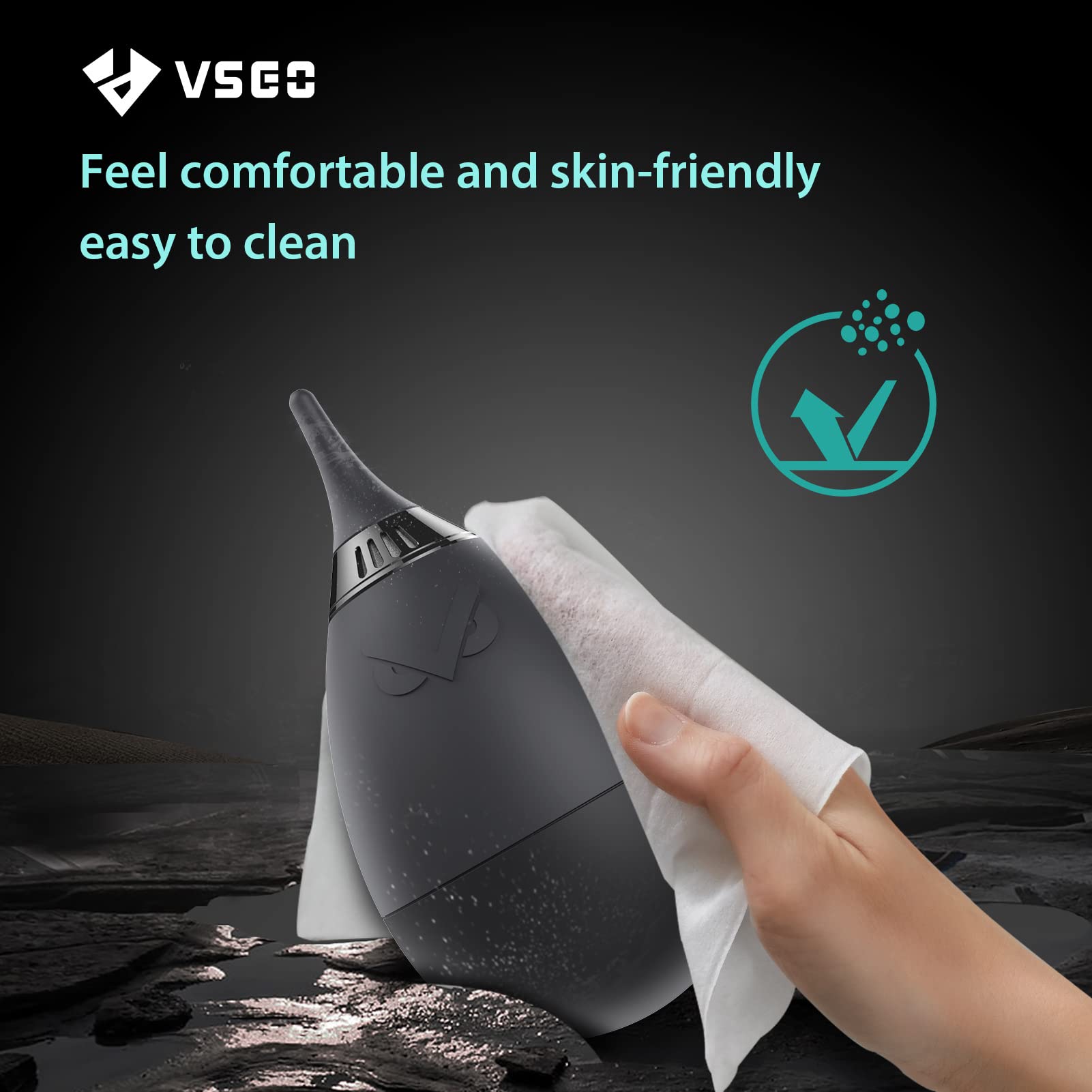 VSGO V-B01E Camera Cleaning Blower with Filter, Tumbler Design Lens Cleaning Blower Compressed Air Compatible for Nikon Sony Canon Cameras Lens Cleaning