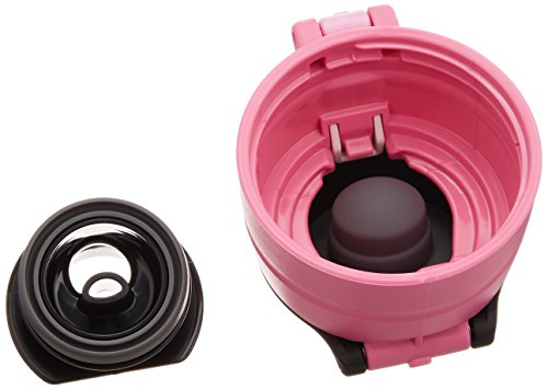 Zojirushi SD-JK06-BP Water Bottle, Direct Drinking, Stainless Steel Cool Bottle, 1.2 fl oz (0.6 L), Pink Black