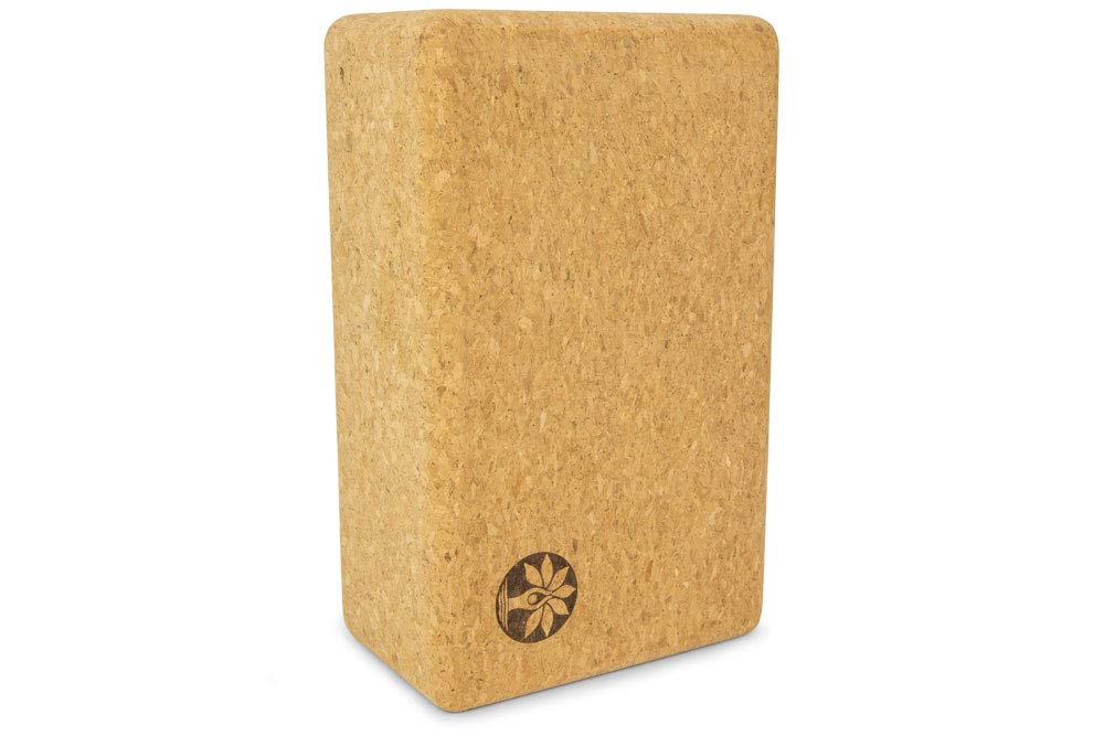 Yoloha Yoga Cork Yoga Block | 9" x 5.5"x 3.5" |Strong, Sustainable, Soft, Durable, Premium, Handmade, Moisture Resistant