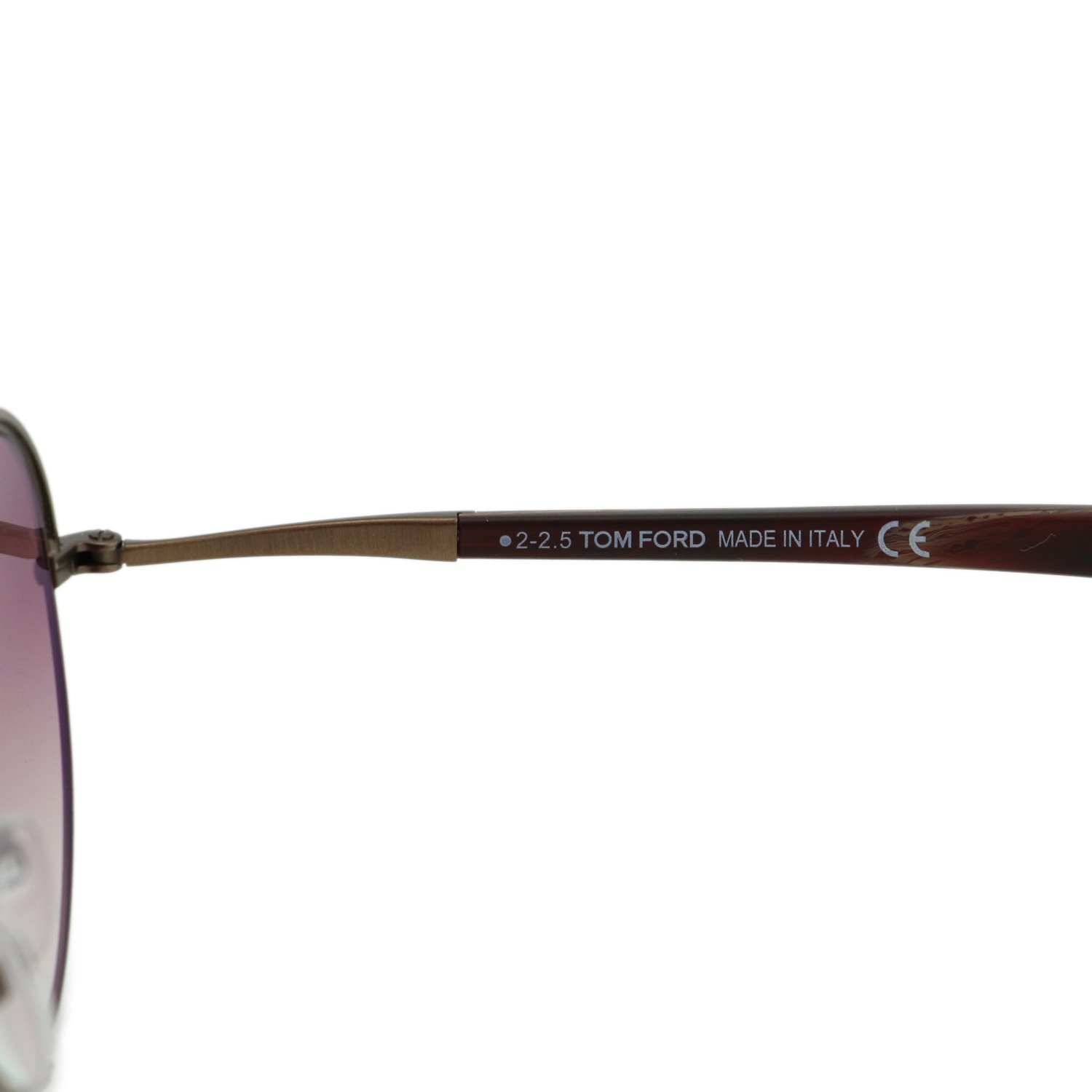 Tom Ford Gradient Bordeaux Round Sunglasses FT0449-49T