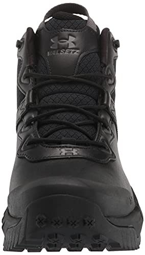 Under Armour Men's Micro G Valsetz Mid LWP, Black (001)/Black, 10 M US