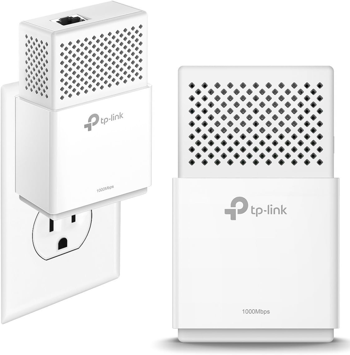 TP-Link AV1000 Gigabit Powerline ethernet Adapter kit, Powerline speeds Up to 1000Mbps (TL-PA7010 KIT) (Renewed)