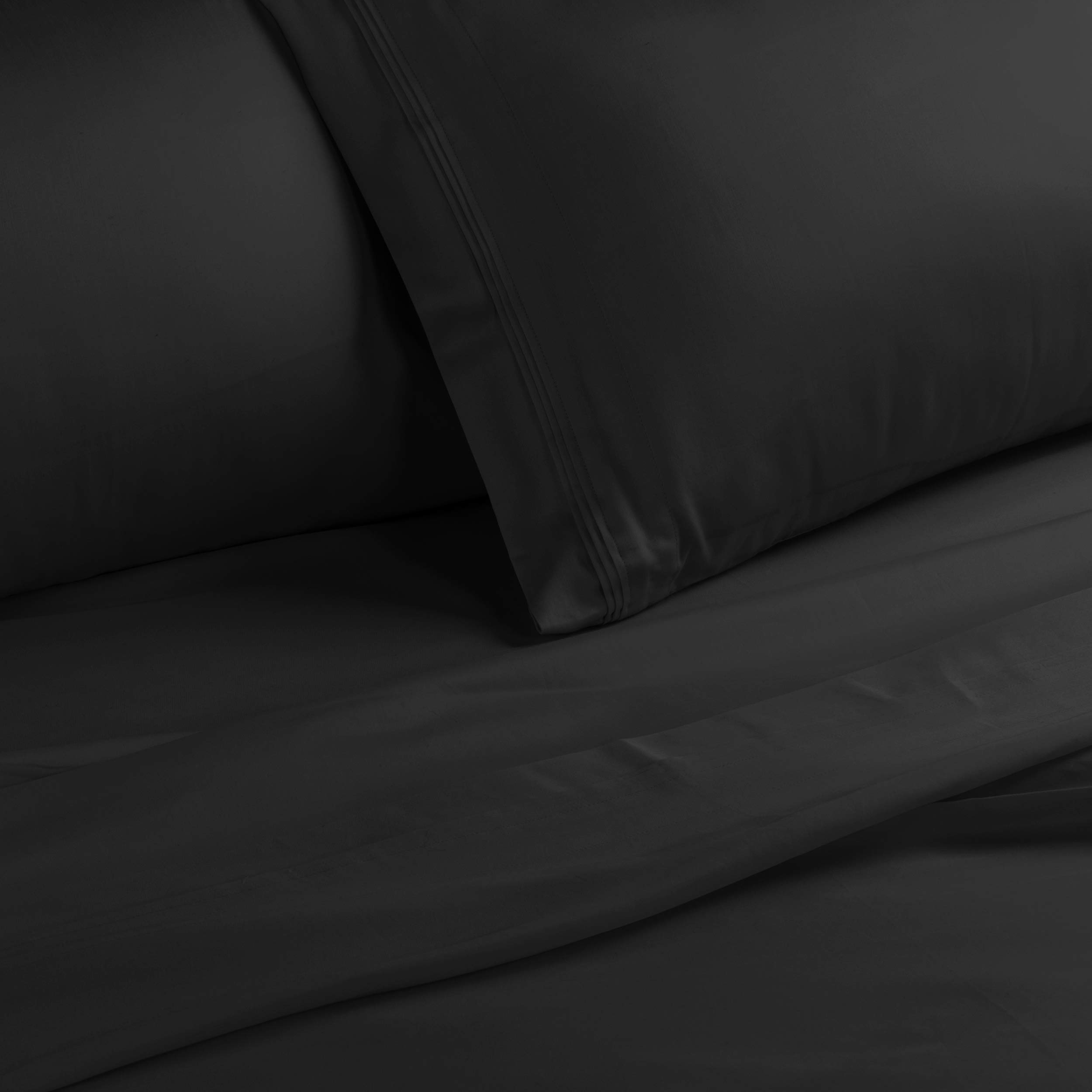 Superior Egyptian Cotton Sheet Set - Sarasota Premium Luxury 1500-Thread Count 100% Egyptian Cotton Bed Sheet Set Solid Deep Pocket Bedding, Queen Ivory