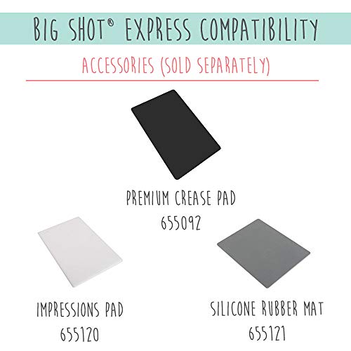 Sizzix Big Shot Express Electric Die Cutting Machine, 660540, 6" (15.24cm) Opening, 6 in (15.24 cm)