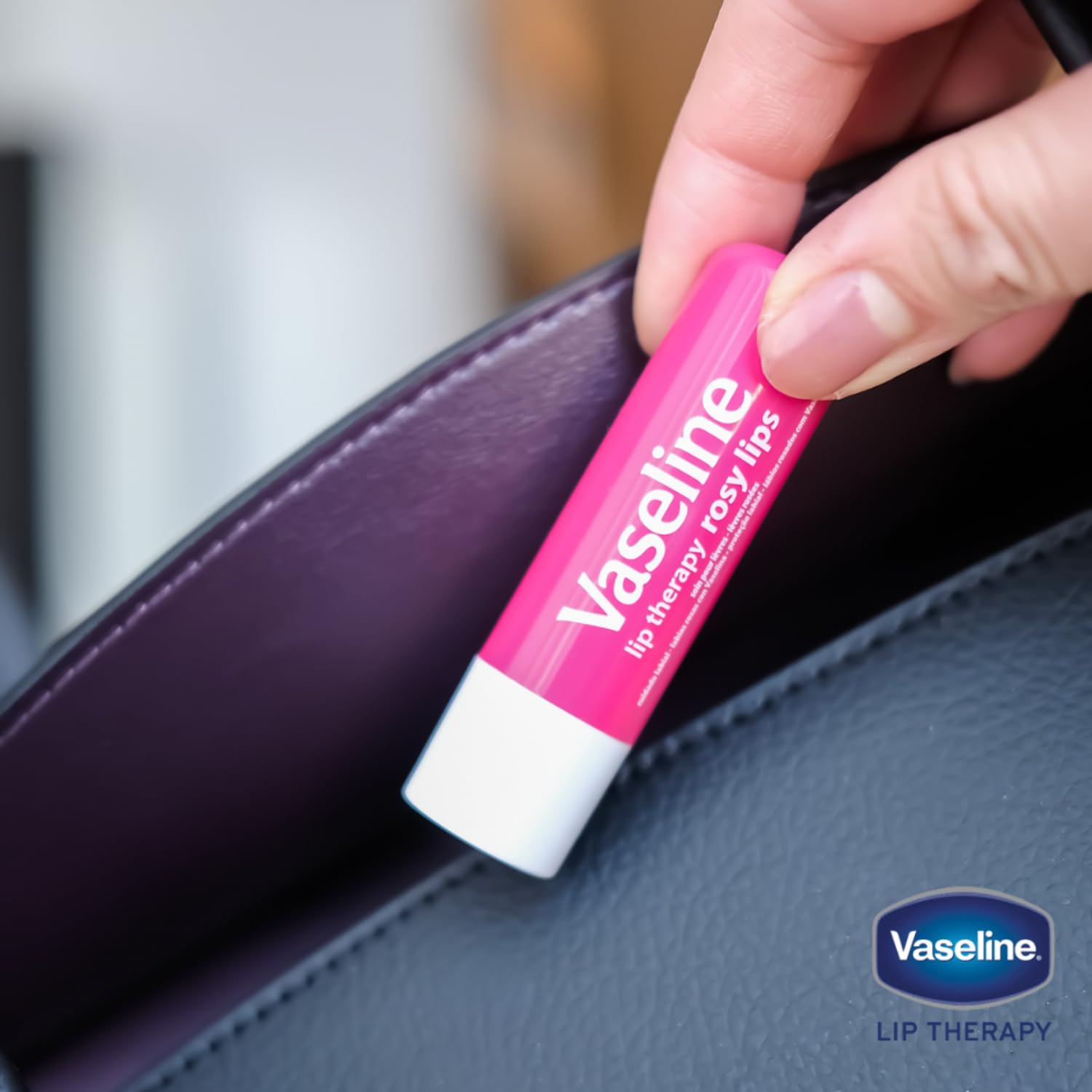 Vaseline Lip Therapy Variety 4-Pack, Moisturizing Lip Balm with Vitamin E, 0.16 Oz Ea