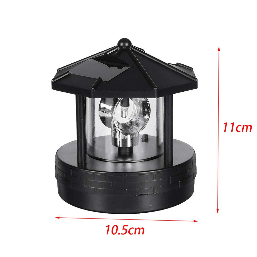 Smoke Towers Solar Light, Led Waterproof Rotatable Outdoor Solar Light Decorative with 2 Solar Panels at The Top, Suitable for Home, Garden, Courtyards, Lawns, Balconies, etc.