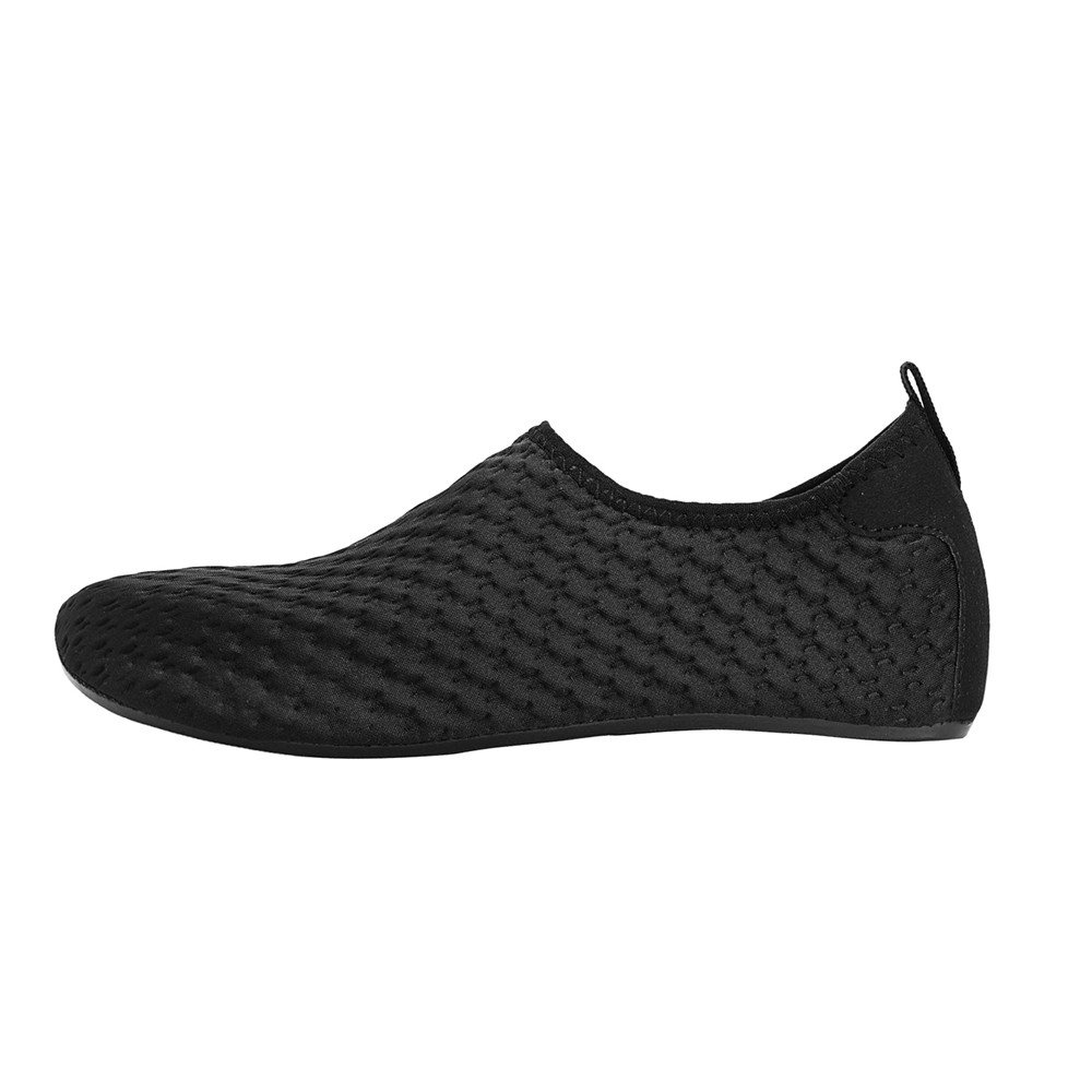 WateLves Water Shoes for Womens Mens Barefoot Quick-Dry Aqua Socks for Beach Swim Surf Yoga Exercise (Embossing, 42/43)