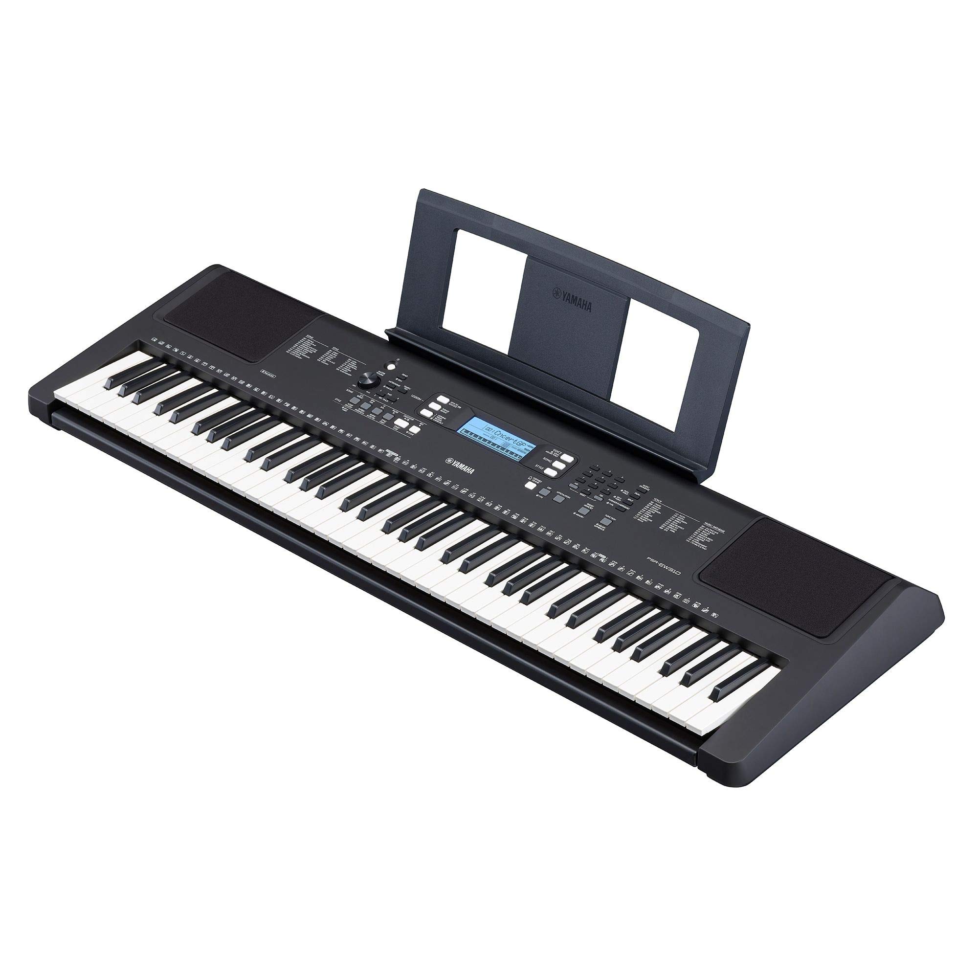 Yamaha PSR-EW310 PKS 76-Key Premium Keyboard Pack with Power Supply, X-Style Stand, and Headphones, YAM PSREW310