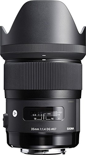 Sigma 35mm F1.4 Art DG HSM Lens for Canon, Black, 3.7 x 3.03 x 3.03 (340101)