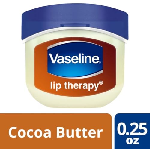 Vaseline Lip Therapy Lip Balm Cocoa Butter, 0.25 Ounces each (Value Pack of 3)