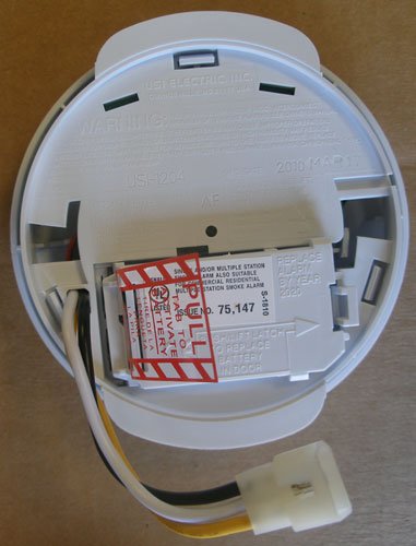 Universal Security Instruments 1204 Wire-In Smoke Alarm with Battery Backup (4 Pack)