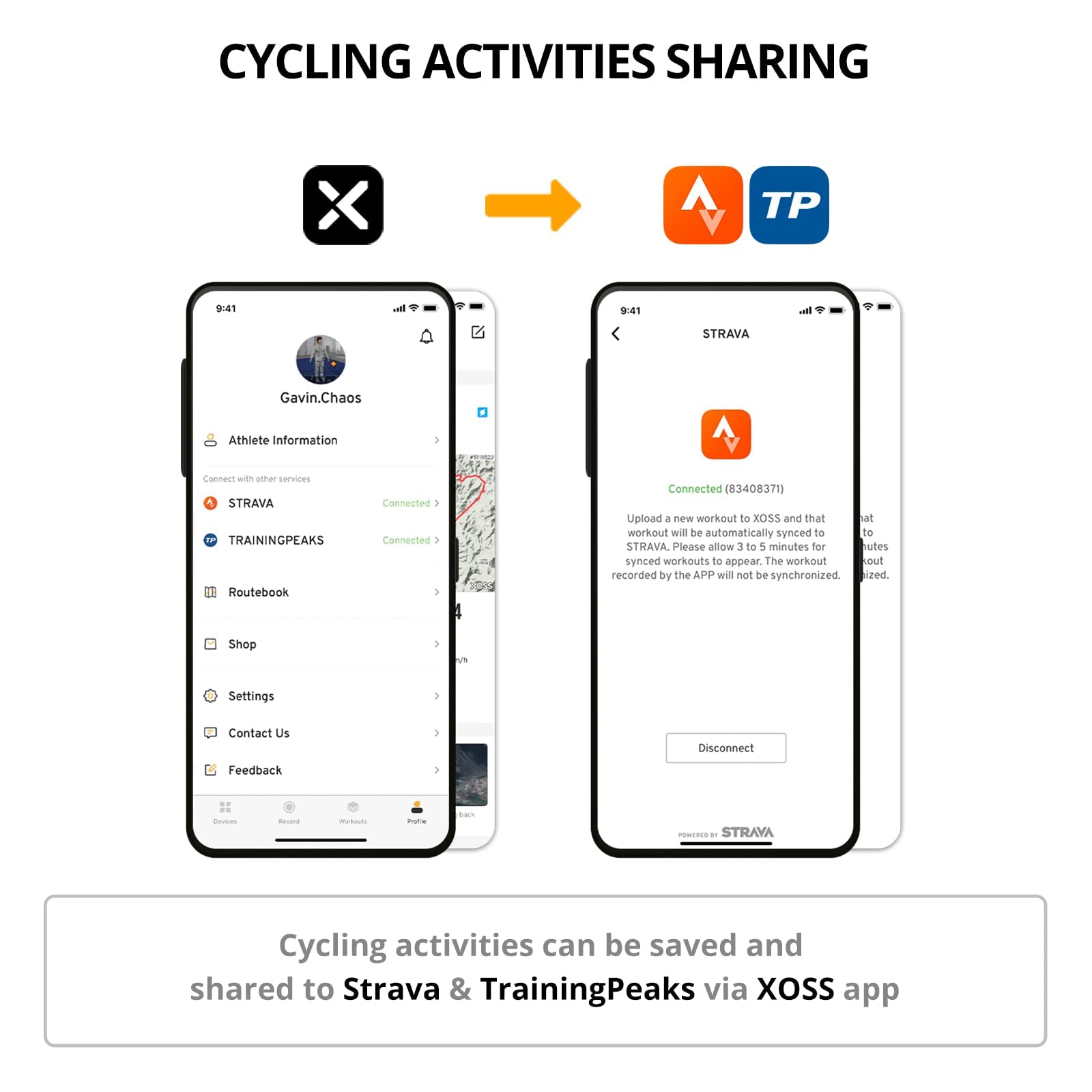 XOSS G GPS Cycling Computer Wireless Bike Speedometer Odometer Cycling Waterproof Road Bike MTB Bicycle Bluetooth (combo2)