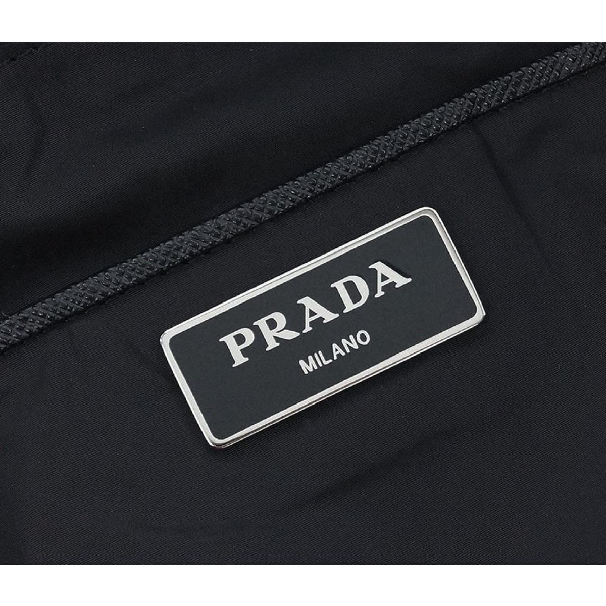 Prada Women's Black Nylon Shopping Tote 1BG189