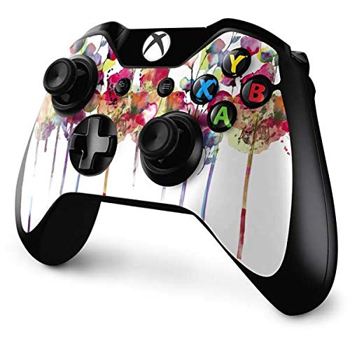 Skinit Decal Gaming Skin Compatible with Xbox One Controller - Originally Designed Painted Flowers Design