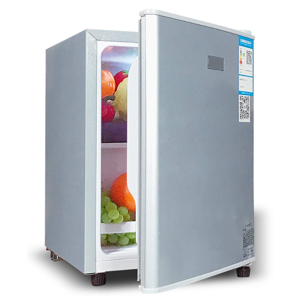 TOPYL Compact Refrigerators,50L Large Capacity Thermoelectric 220v Low Energy Small Fridge,Super Quiet Single Door Mini Fridge Silvery