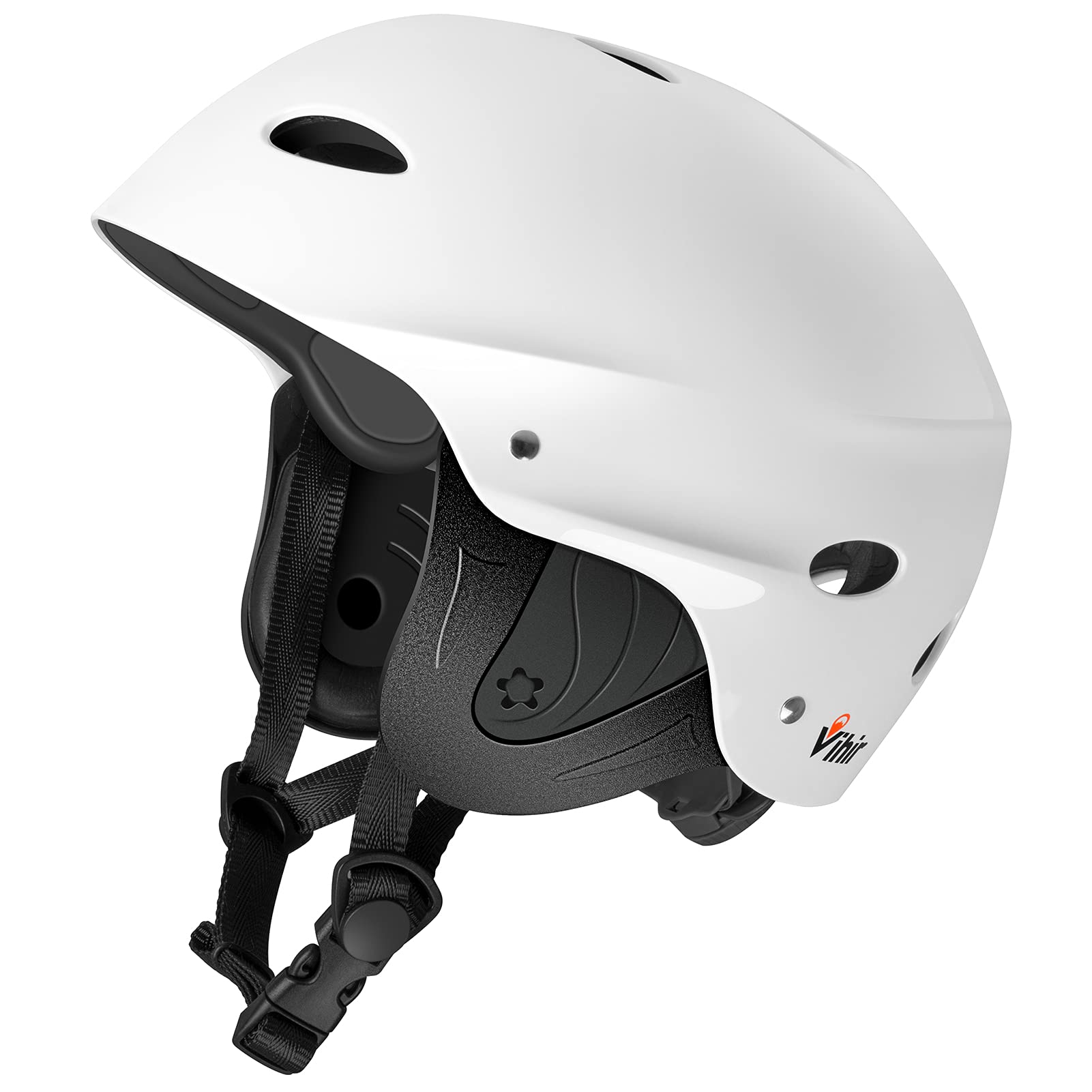 Vihir Adult Water Sports Helmet with Ears - Adjustable Helmet,Perfect for Kayaking, Boating,Surfing