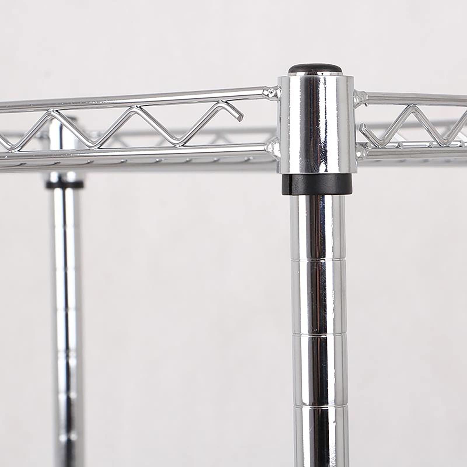 Wire Shelf Clips for 6/7" (22mm) Post, 25 Pairs 50 Pieces Wire Shelving Shelf Lock Clips, Shelving Sleeves Replacements