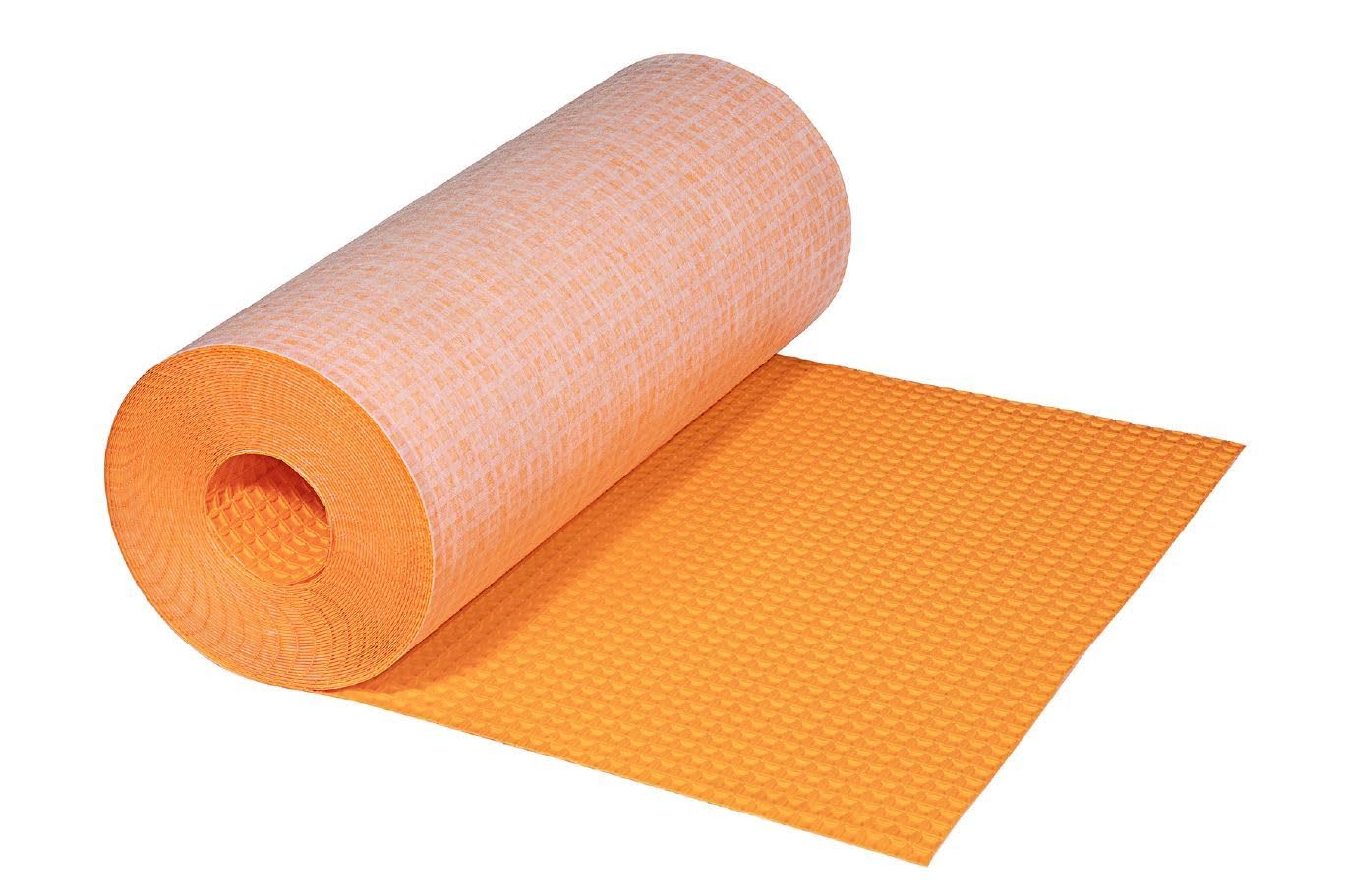 Schluter Ditra Uncoupling and Waterproofing Membrane for Ceramic and Stone Tile Application - Quick Installation, Made of Polyethylene, 1/8-Inch Thickness, 54 Square Feet - DITRA5M