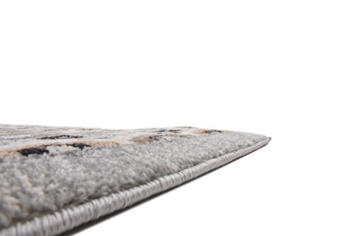 Unique Loom Tradition Collection Classic Southwestern Casual Design Area Rug (8' 4 x 8' 4 Square, Gray/ Ivory)