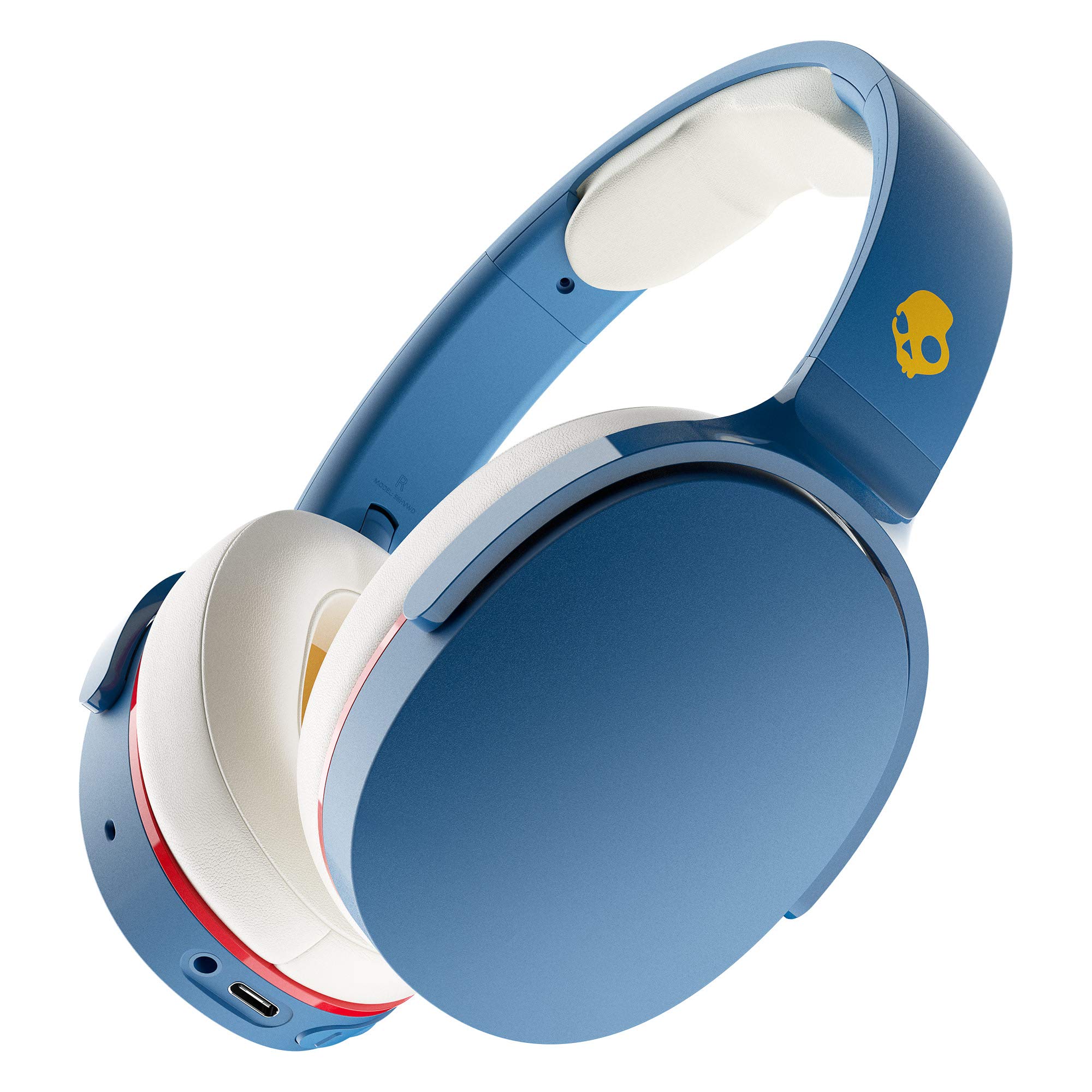 Skullcandy Hesh Evo Over-Ear Wireless Headphones, 36 Hr Battery, Microphone, Works with iPhone Android and Bluetooth Devices - 92 Blue (Discontinued by Manufacturer)