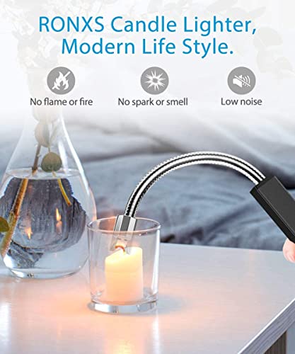 RONXS Lighters, Candle Lighter Electric Lighter Grill Lighter USB Lighter Plasma Lighter Rechargeable lighters for Candle Cooking BBQs Fireworks Camping, Multi-Color