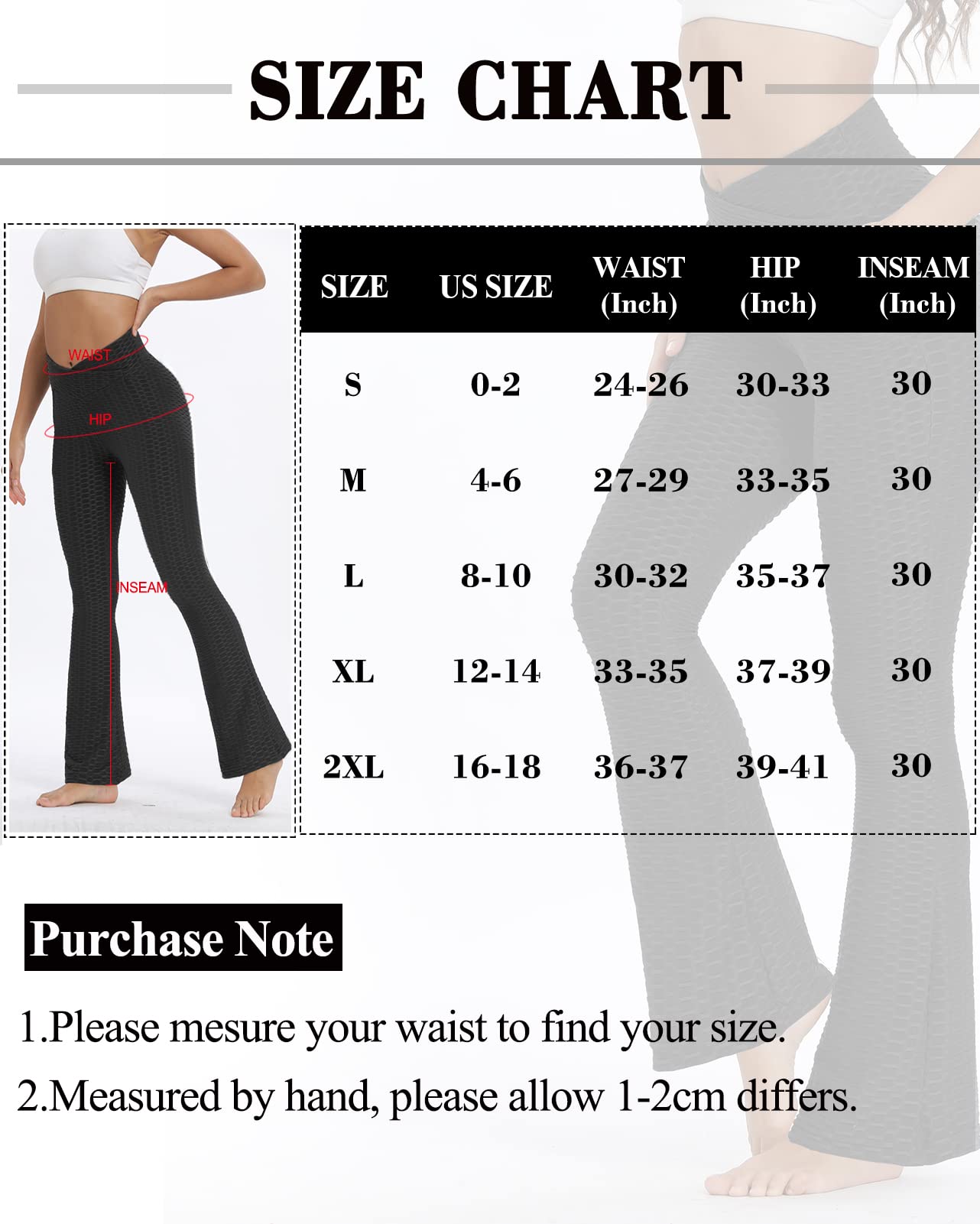 YAMOM Bootcut Yoga Pants with Pockets for Women Crossover Flare Leggings High Waisted Butt Lifting Tummy Control Pants…