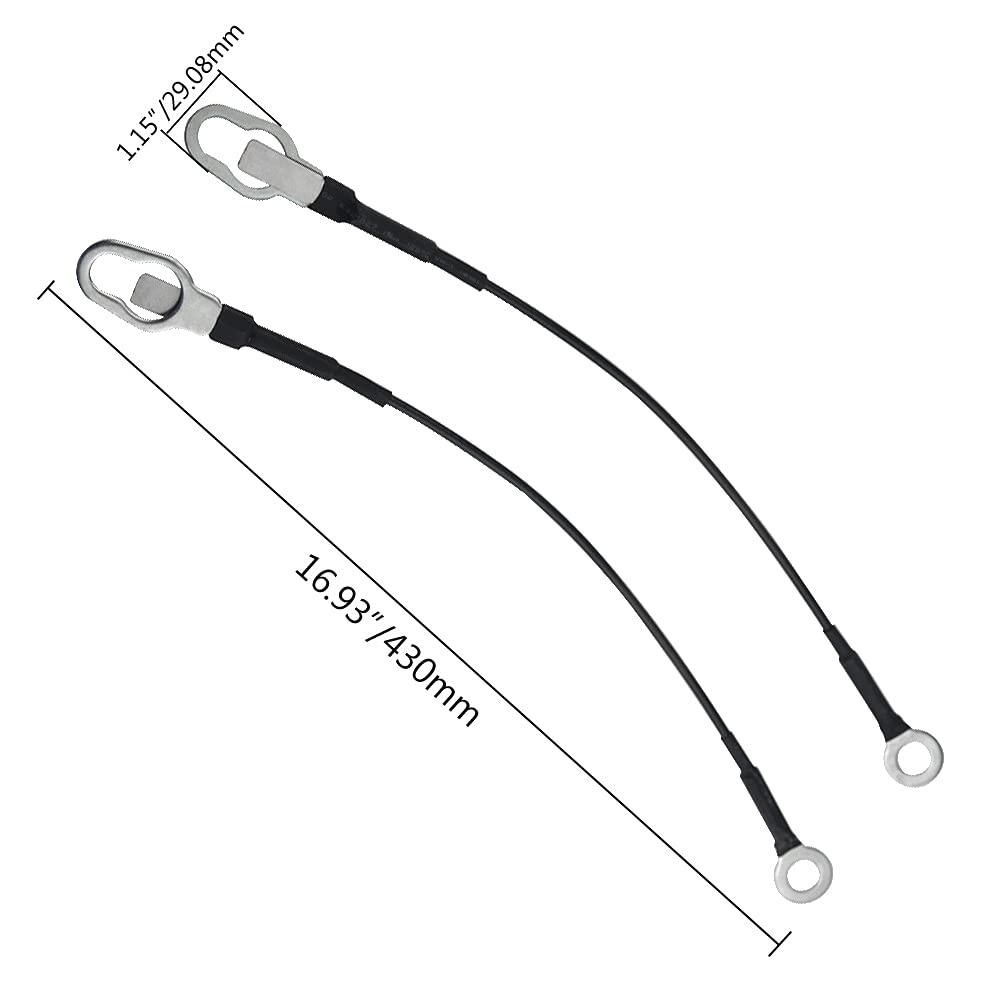 WMYCONGCONG 2 PCS Truck Lift Support Cables Replacement for Ford Ranger 93-04 06-08 Tailgate Cable