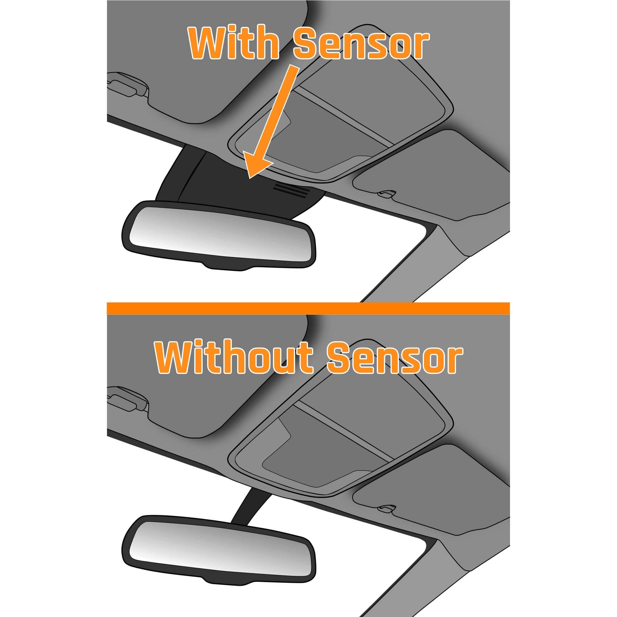 Sunshade for Ford Transit VAN w/RV Mirror & w/Lane Keep Sensor 2015 2016 2017 2018 Windshield Sunshade #1542