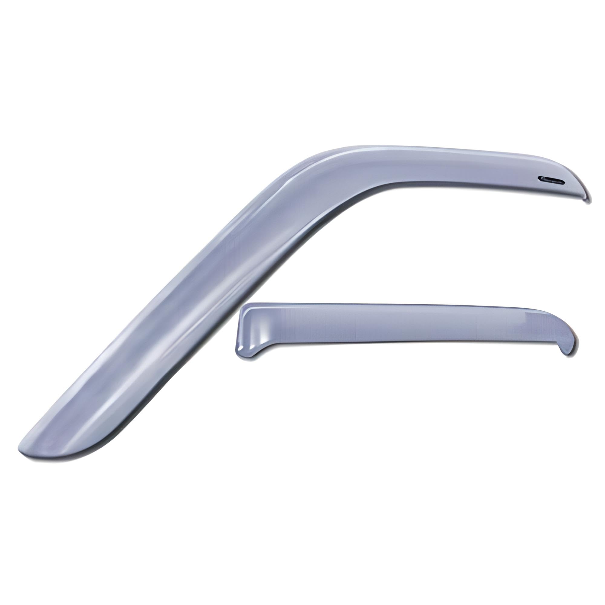 Stampede | Tape-Onz Sidewind Deflectors | 2011 - 2019 Ford Explorer Sport Utility - Polished/Chrome, 4 Pcs. | 6194-8