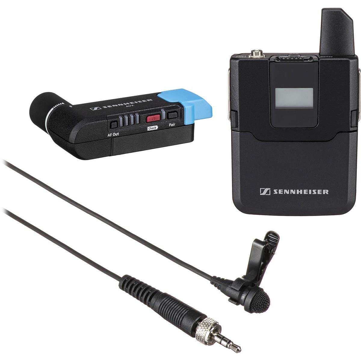 Sennheiser AVX Digital Wireless Microphone System - ME2 Lavalier Set,Black