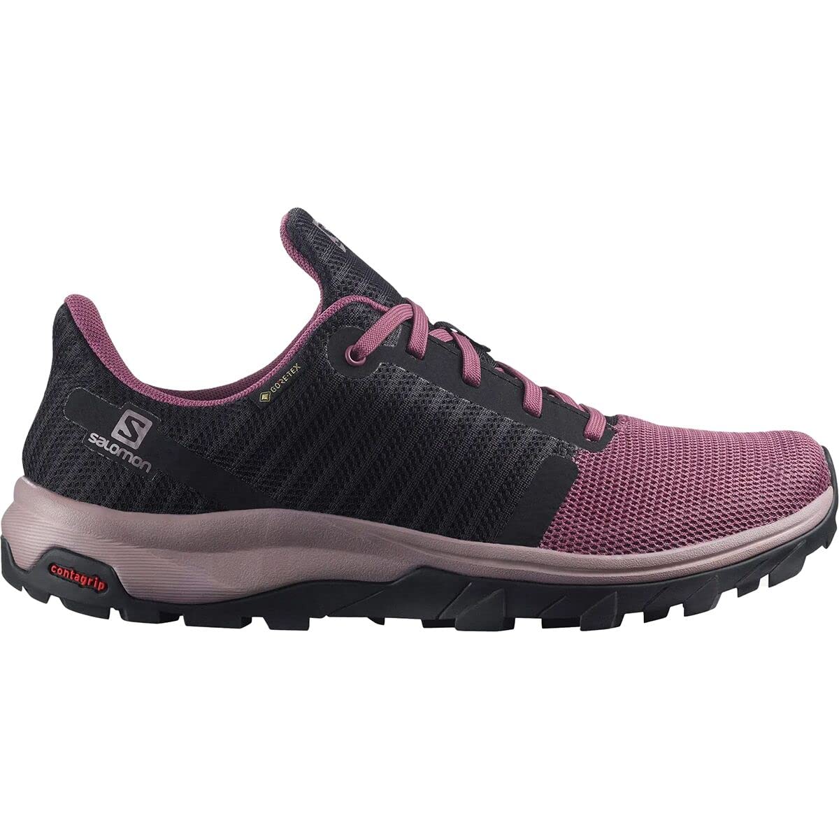 Salomon Outbound Prism Gore-TEX Hiking Shoes for Women, Copen Blue/Dark Denim/Pearl Blue, 7.5